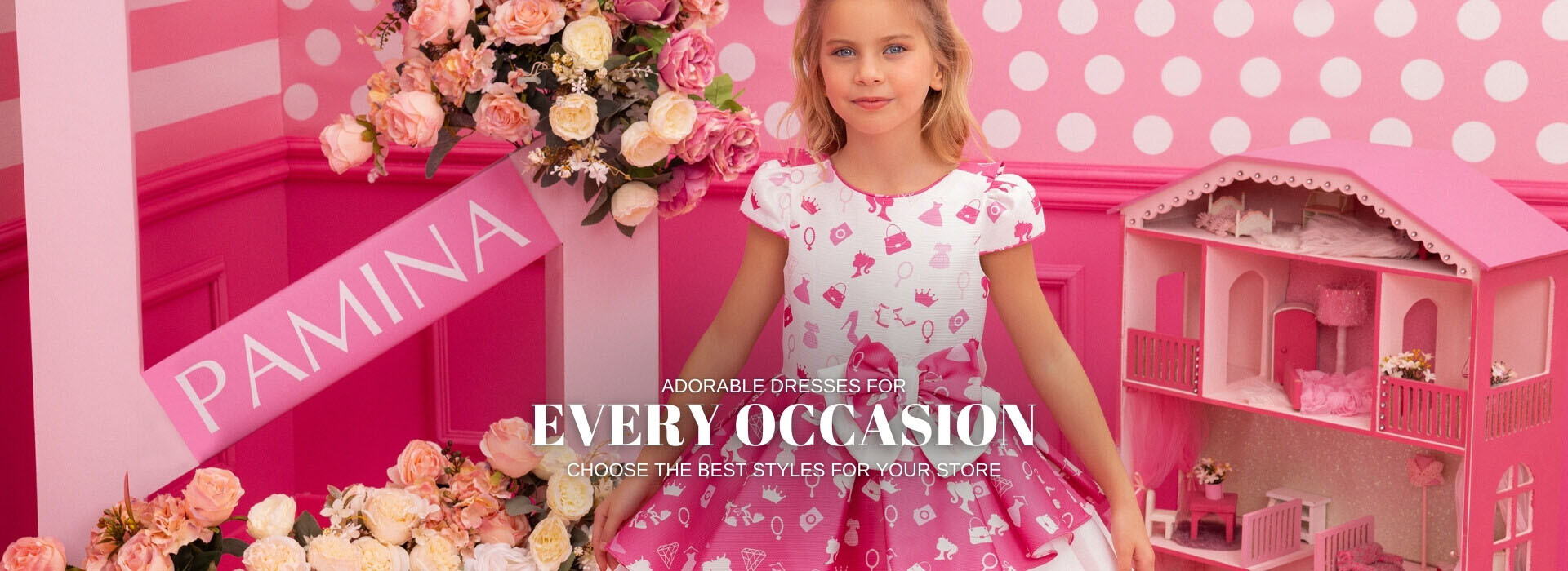 Pamina Kids - Wholesale Girls Special Dresses